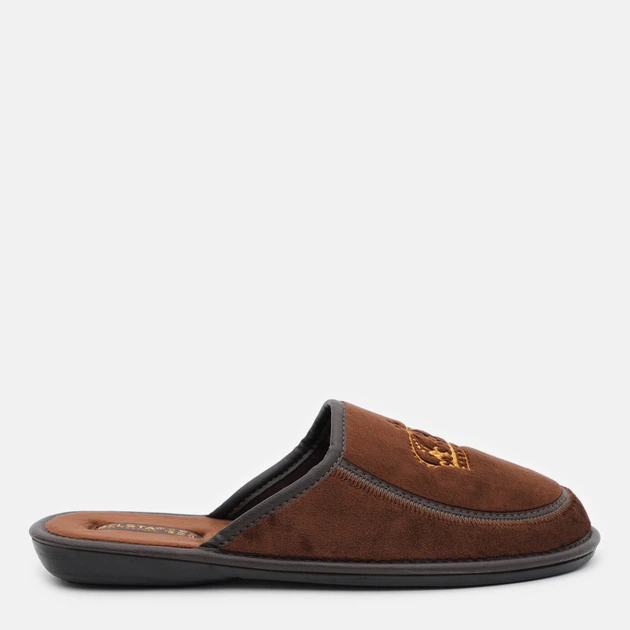 Чоловічі домашні капці з закритим носком Белста 4100808 43 27 5 см Коричневі Blst2000000034713