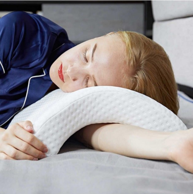Подушка Тонель Memory Foam для шеи из пены с эффектом памяти MW-21 (ML ...