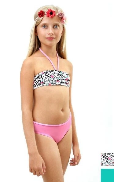 Купальник для девочки раздельный розовый 128р Арт. Glamour 2 Keyzi – Брендовая одежда | ROZETKA