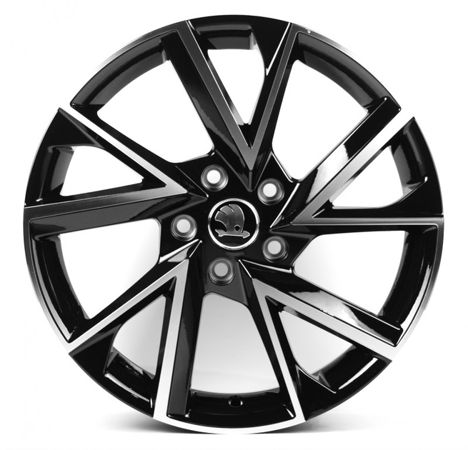 Литые диски Skoda Superb, A8, A7 octavia R17 WSWUA SK262 GLOSS_BLACK ...