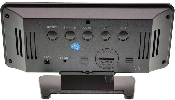 Настольные часы с будильником VST VST-888Y White – фото, отзывы ...