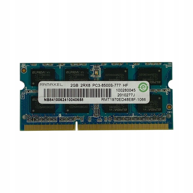 Пам'ять Ramaxel 2GB SO-DIMM DDR3 1066 MHz (RMT1970ED48E8F-1066) – фото ...