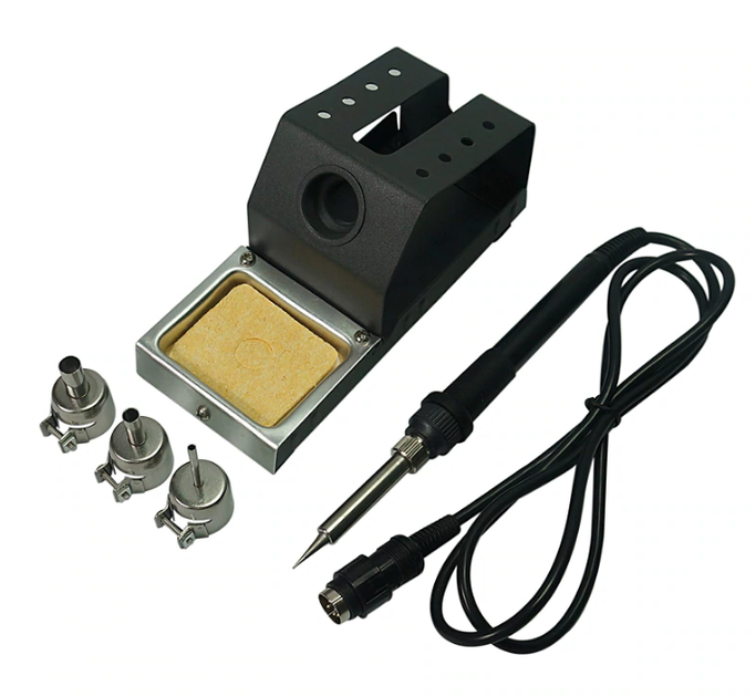Паяльная станция QUICK 706W+ 2 в 1 паяльник + фен / 580 ВТ / 100°С-480 ...