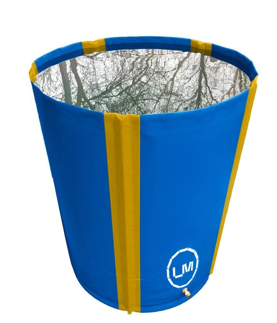 Складная емкость для технической воды 500 литров Сине - желтая – фото ...