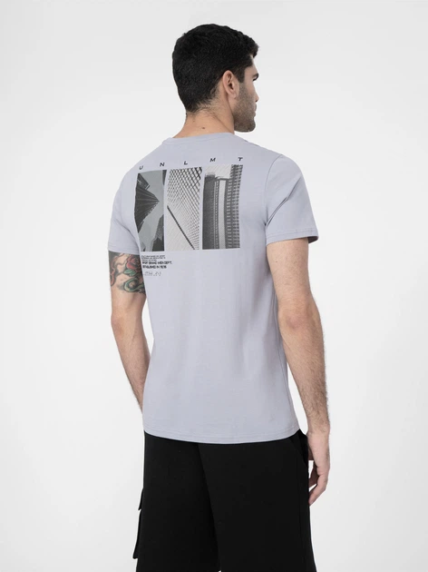 Футболка 4F Tshirt M307 4FSS23TTSHM307-27S XL Сіра (5904698196258) – в ...