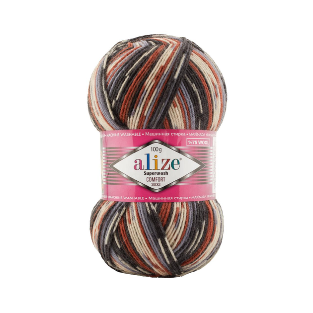 Турецкая пряжа для вязания нитки ALIZE SUPERWASH 100 Ализе супервош ...