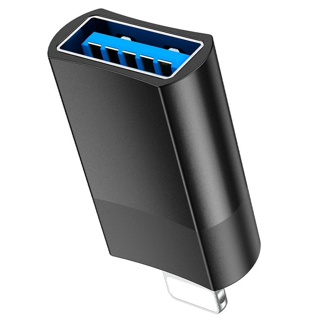 Переходник адаптер Hoco UA17 OTG USB на Lightning внешний хаб для ...