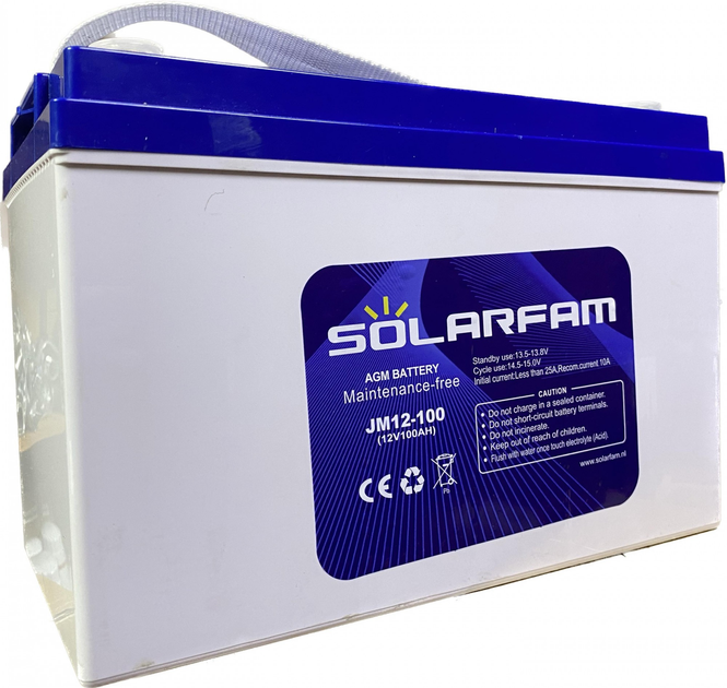 Гелевый аккумулятор SOLARFAM 12V 100AH – фото, отзывы, характеристики в ...