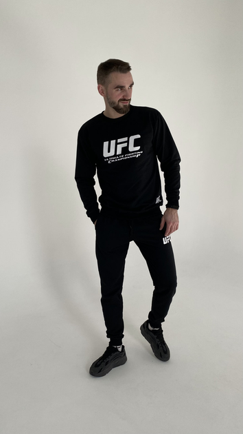 Мужской спортивный костюм UFC без капюшона черный M от продавца: Steps ...