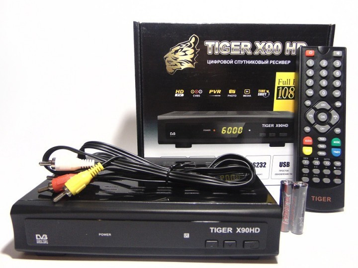 Спутниковый тюнер TIGER X90 HD – фото, отзывы, характеристики в ...