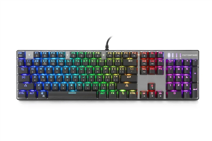 Клавіатура Motospeed CK104 Outemu Blue Silver/Black USB – фото, отзывы, характеристики в ...