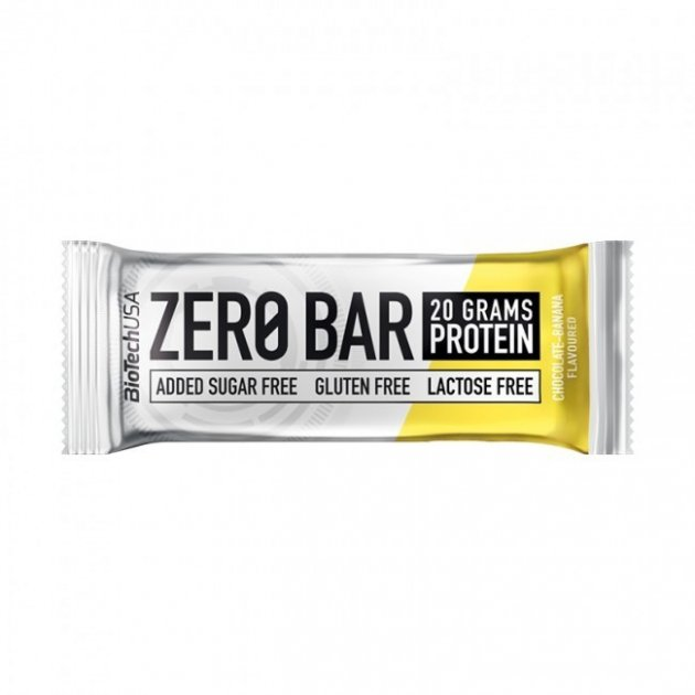 Протеиновый батончик Biotech Zero Bar 50 г Шоколад – Банан(769102 ...