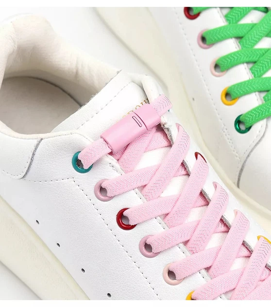 Плоские эластичные шнурки для обуви FASTLACES T99-2C Yellow от продавца ...