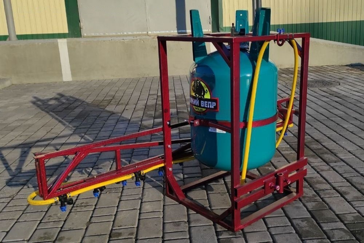Навесной опрыскиватель Вепр 100 л. с компрессором Ураган 90120 – низкие ...
