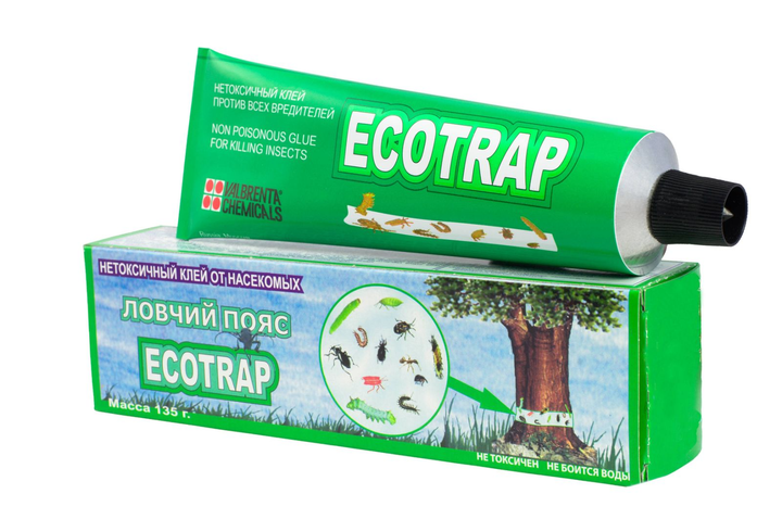 Ловчий пояс (клей для отлова насекомых) Ecotrap, 135г – купить онлайн ...