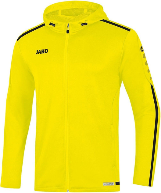 Олимпийка (мастерка) детская Jako STRIKER 2.0 желто-черная 123-134 см ...