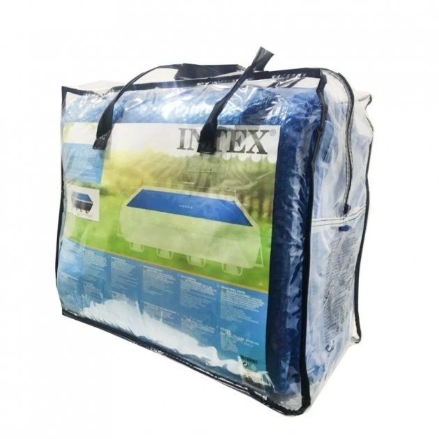 Тент энергосберегающий для прямоугольного каркасного бассейна 378х186 ...