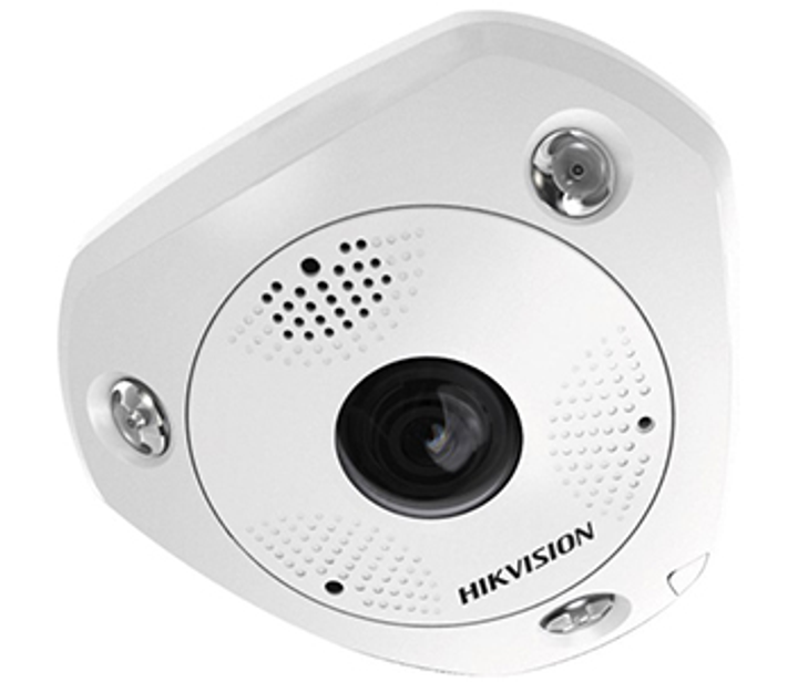 IP камера "рыбий глаз" Hikvision DS-2CD63C5G0E-IVS(B), 12Мп – фото ...
