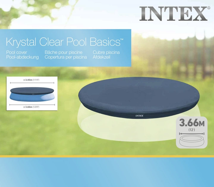 Тент для надувного бассейна 3,66 м чехол Intex 28022 EASY SET POOL ...