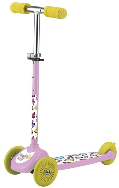 Самокат детский трехколесный Bimbo Bike Бабочки 12" с регулировкой ...