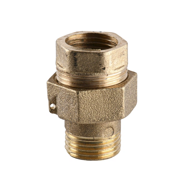 Сгон американка прямая латунная 1/2″ВР х 1/2″НР литейная с паранитовой ...