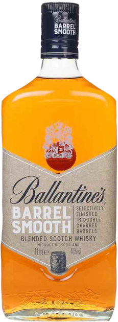 Виски Ballantines Barrel Smooth купажированный 1 л 40% (5000299610770 ...