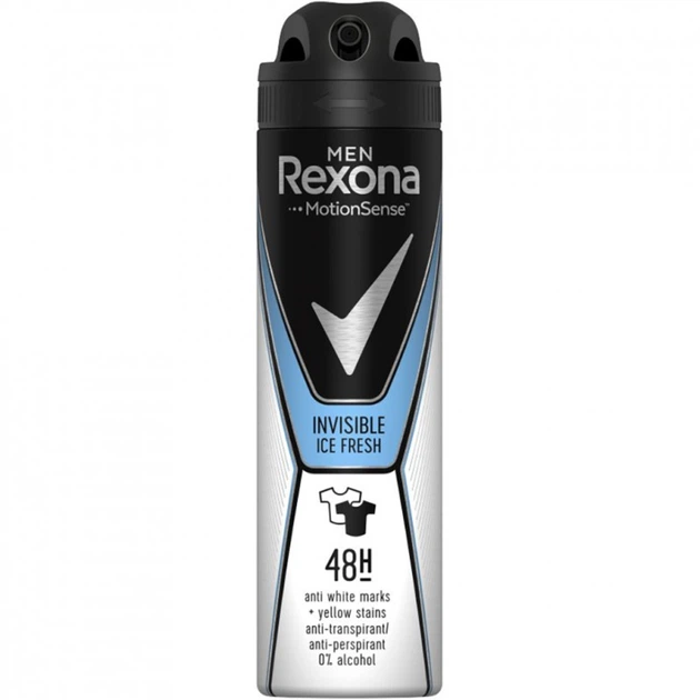 Антиперспирант Rexona Invisible Ice Fresh 150 мл (8717644644362 ...