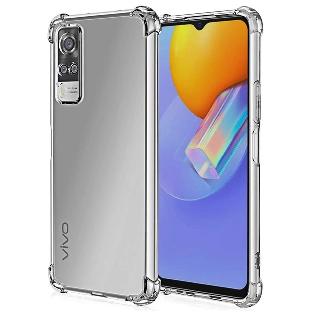 Чехол Fiji Proof для Vivo Y31 бампер с усиленными бортами Transparent ...