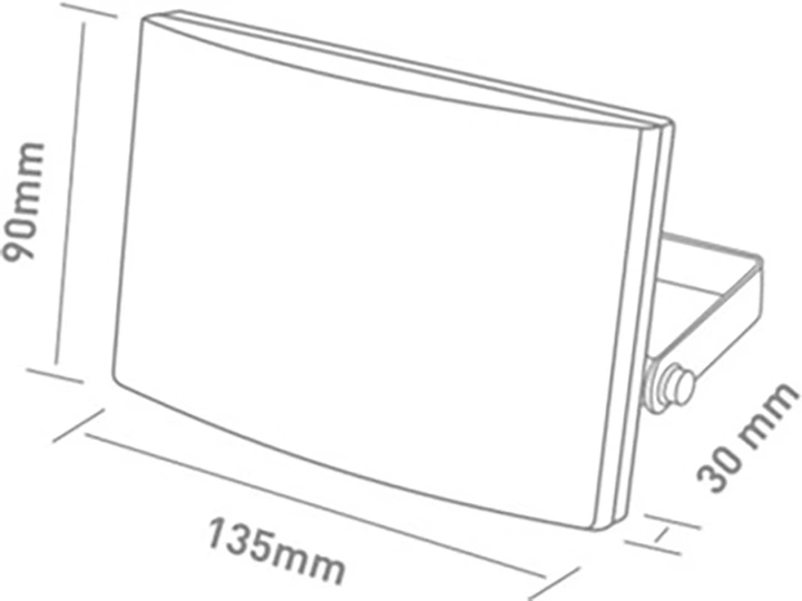 Прожектор светодиодный MAXUS Flood Light FL-03 20W 5000K Black 1700 Lm ...