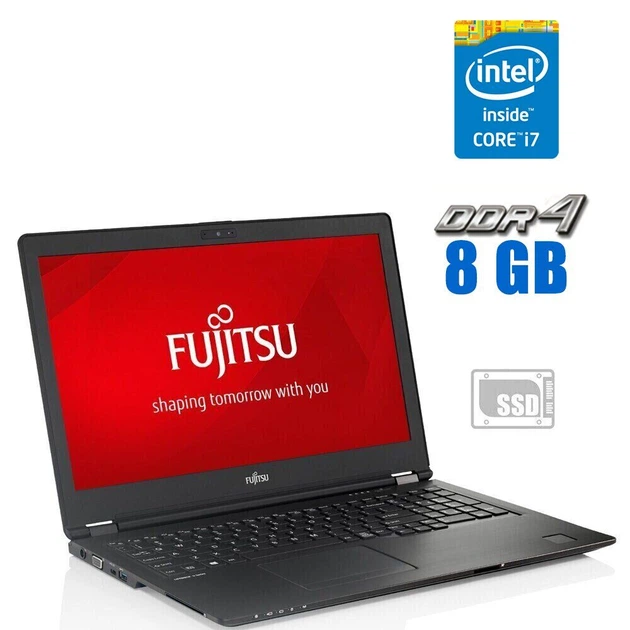Ноутбук Fujitsu LifeBook U757 / 15.6" TN / Core i7-6500U (2(4) ядра по ...