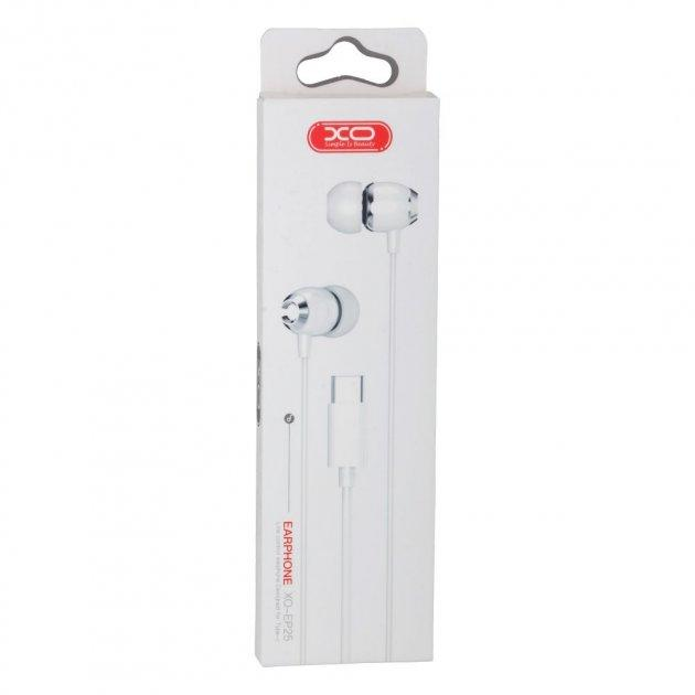Наушники вакумные XO bluetooth music earphone Type-c EP25 white купить ...