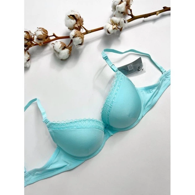 Бюстгальтер женский 75B Weiyesi бирюзовый 8279 – Брендовая одежда | ROZETKA