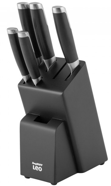 Набор ножей BergHOFF Graphite в колоде 6 предметов + Мусат ...