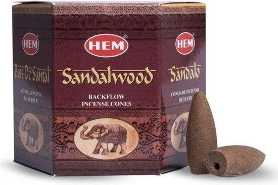 Арома конусы благовония пуля стелющийся дым 40 шт Hem Сандал SD009 ...