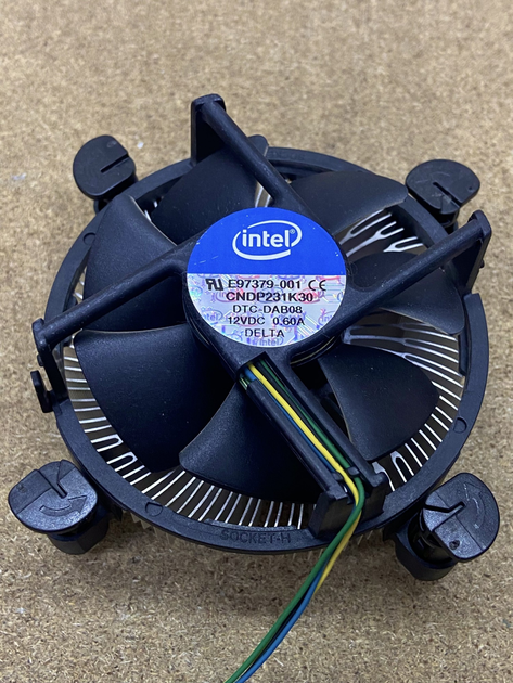 Кулер CPU Intel Box, s1150/1151/1155/1156/1200, 4-pin PWM, б/у – фото ...
