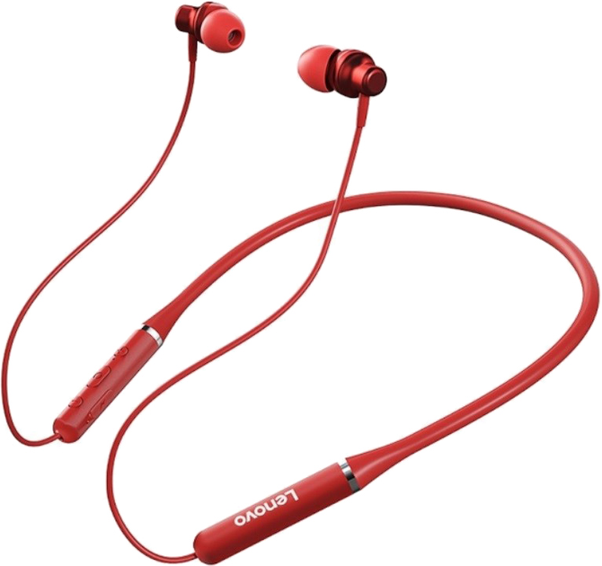Наушники Lenovo HE05 Красные (HE05BLK) купить в интернет-магазине ...