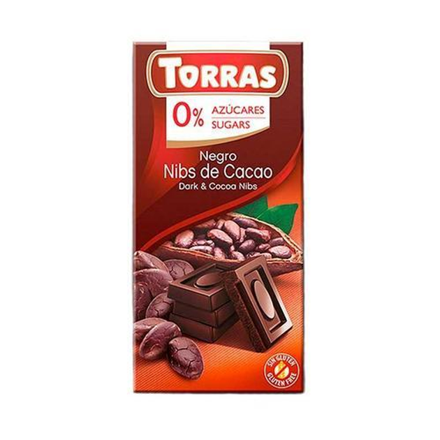 Шоколад черный без сахара и глютена Torras 75 г – купить в Украине ...