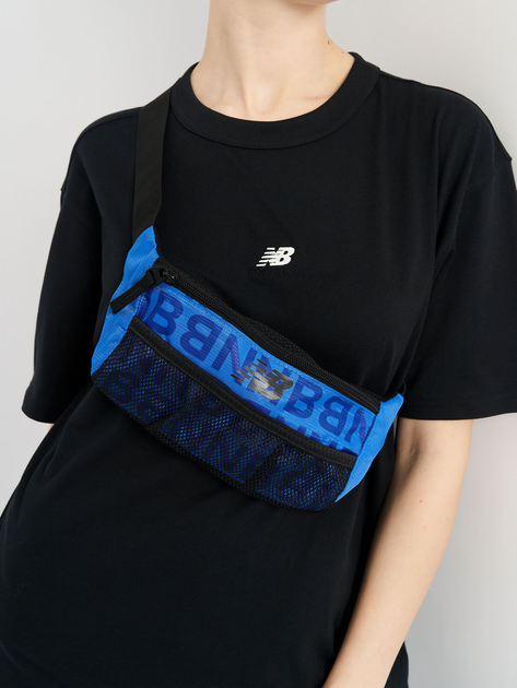 Сумка поясная New Balance Opp Core Small Waist LAB13148CO Синяя ...