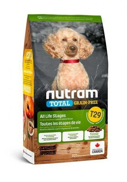 Сухой корм для собак Nutram Total Gf для мелких пород собак с ягненком ...