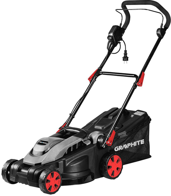 Газонокосарка Graphite 1500 Вт 36 см 35 л 20-50 мм 10.1 кг (59G474 ...