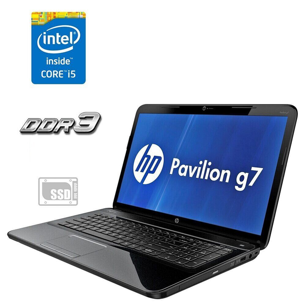 Ноутбук HP Pavilion g7-1000 / 17.3" TN / Core i5-2410M (2(4) ядра по 2. ...