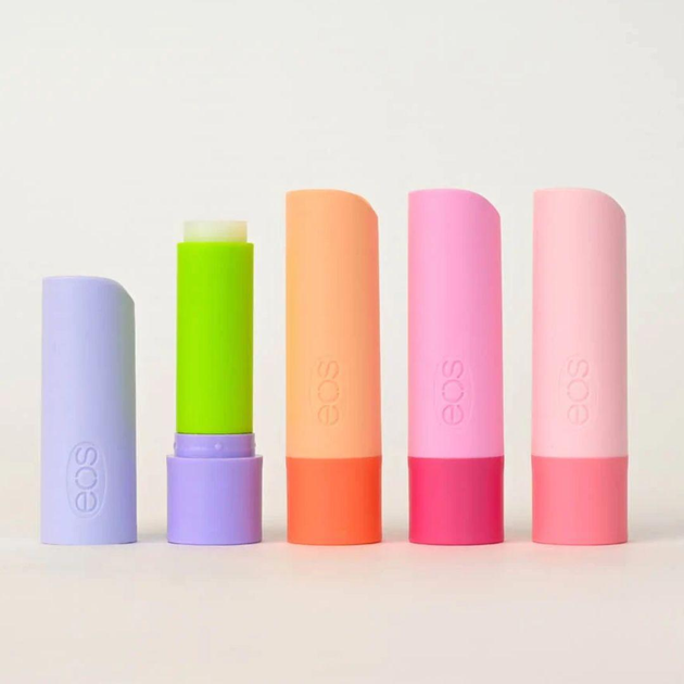 Набор бальзамов для губ Тропический EOS Super Soft Shea 4-pack Lip ...