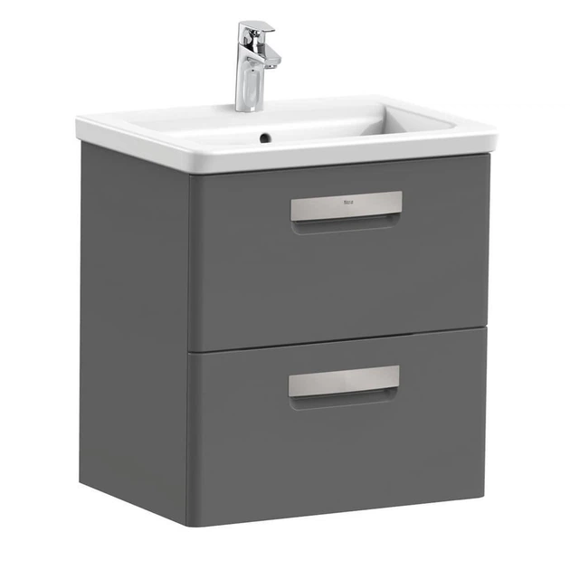 Тумба с умывальником ROCA GAP A855997153, серый – фото, отзывы ...