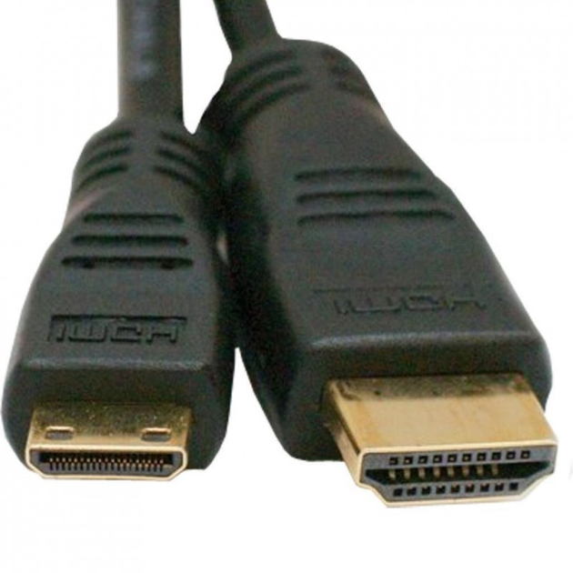 Кабель мультимедийный HDMI A to HDMI C (mini), 2.0m Atcom (14156 ...