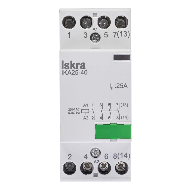 Контактор ISKRA IKA25-40 25А 4НО 220/240 В 50/60 Гц (30046007000) – фото, отзывы, характеристики ...