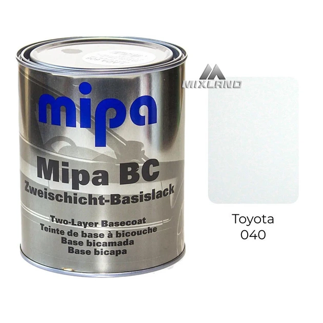 Автокраска Toyota 040 базовая металлик Mipa 1л – фото, отзывы ...
