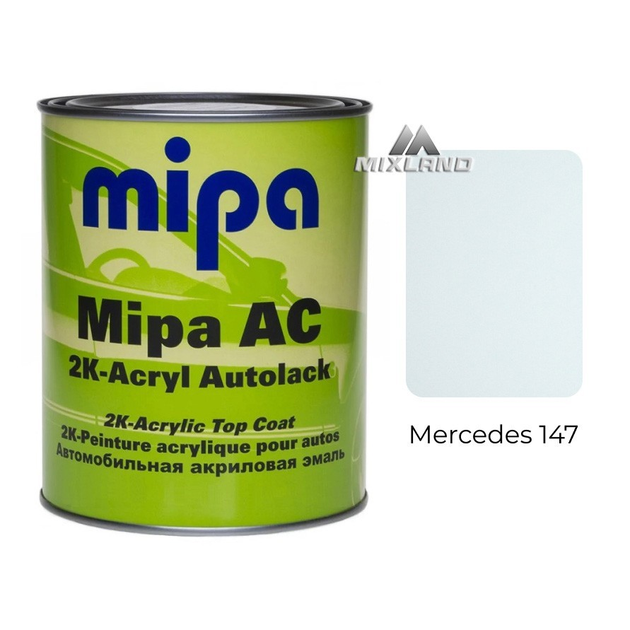 Автокраска Merсedes 147 2К акриловая Mipa 1л (без отвердителя) – фото ...
