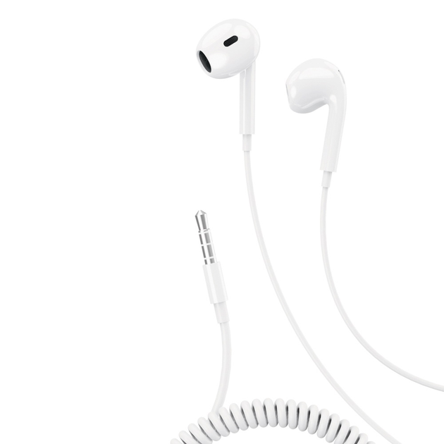 Проводные наушники с микрофоном XO EP48 (Mini Jack 3.5 mm), White ...