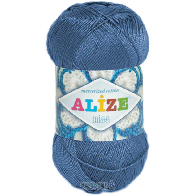 Пряжа для ручного вязания Alize miss -(Alize мисс) 94 джинс – фото ...