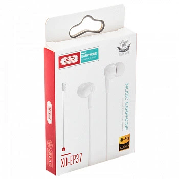 Наушники XO EP37 In-ear Earphone 1.15M White купить в интернет-магазине ROZETKA - Наушники XO ...
